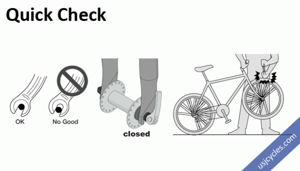 How to use bike quick release lever? - USJ CYCLES