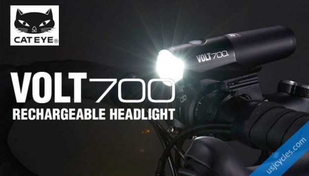 NEW! 700 Lumens bike headlight - Cateye Volt 700 - USJ CYCLES